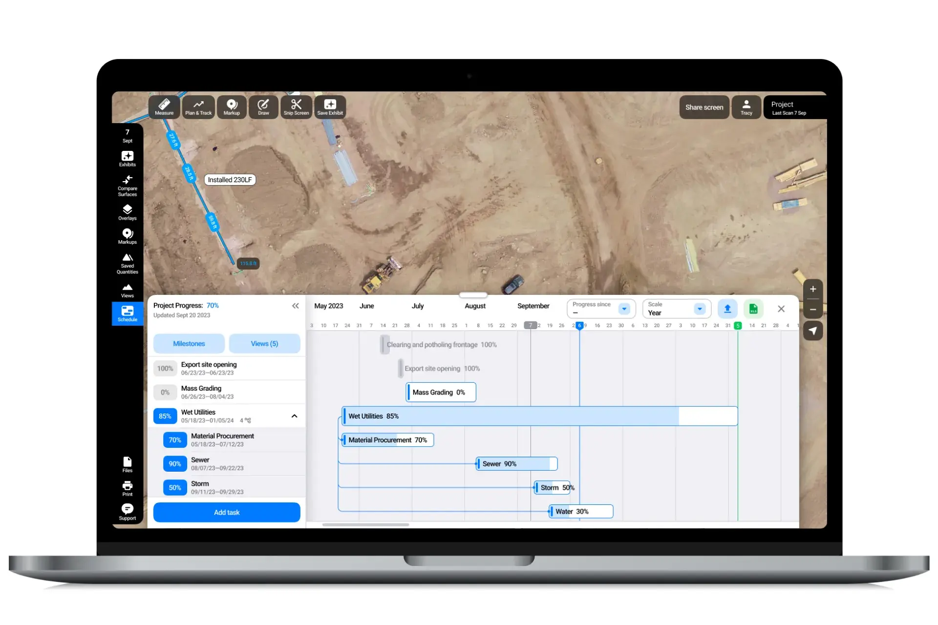 TraceAir | Introducing Schedule: The Future of Land Development Project ...